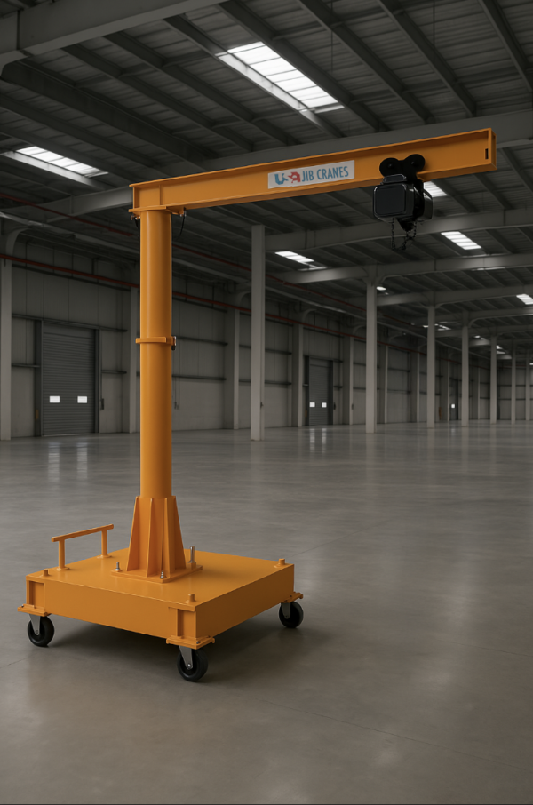 Portable & Mobile Jib Cranes | Flexible Lifting – USA Jib Cranes